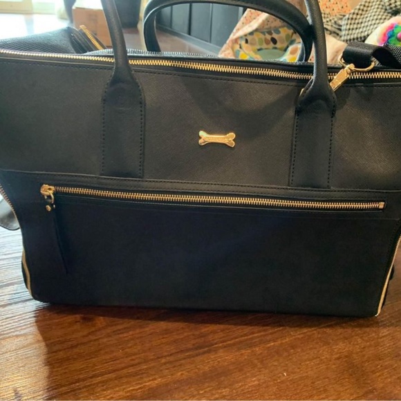 henri bendel | Dog | Henri Bendel Limited Edition Pet Carrier Black And ...